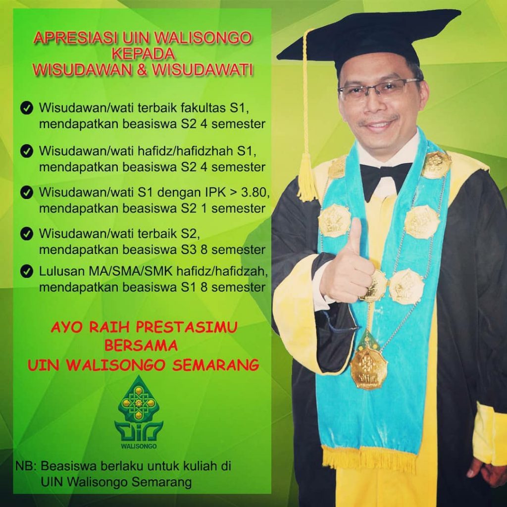 Penerimaan Mahasiswa Baru S2 dan S3 Pascasarjanan UIN Walisongo Semester Genap 2019/2020 ...